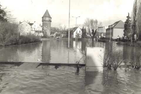 Land unter im Lahn-Dill-Kreis: Das Hochwasser 1984 in Fotos